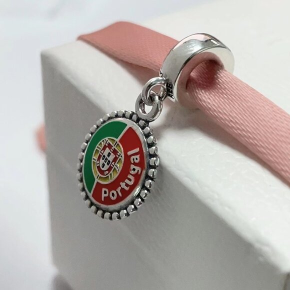 Pandora | Jewelry | Pandora Bendera Portugal Flag Exclusive Dangle ...